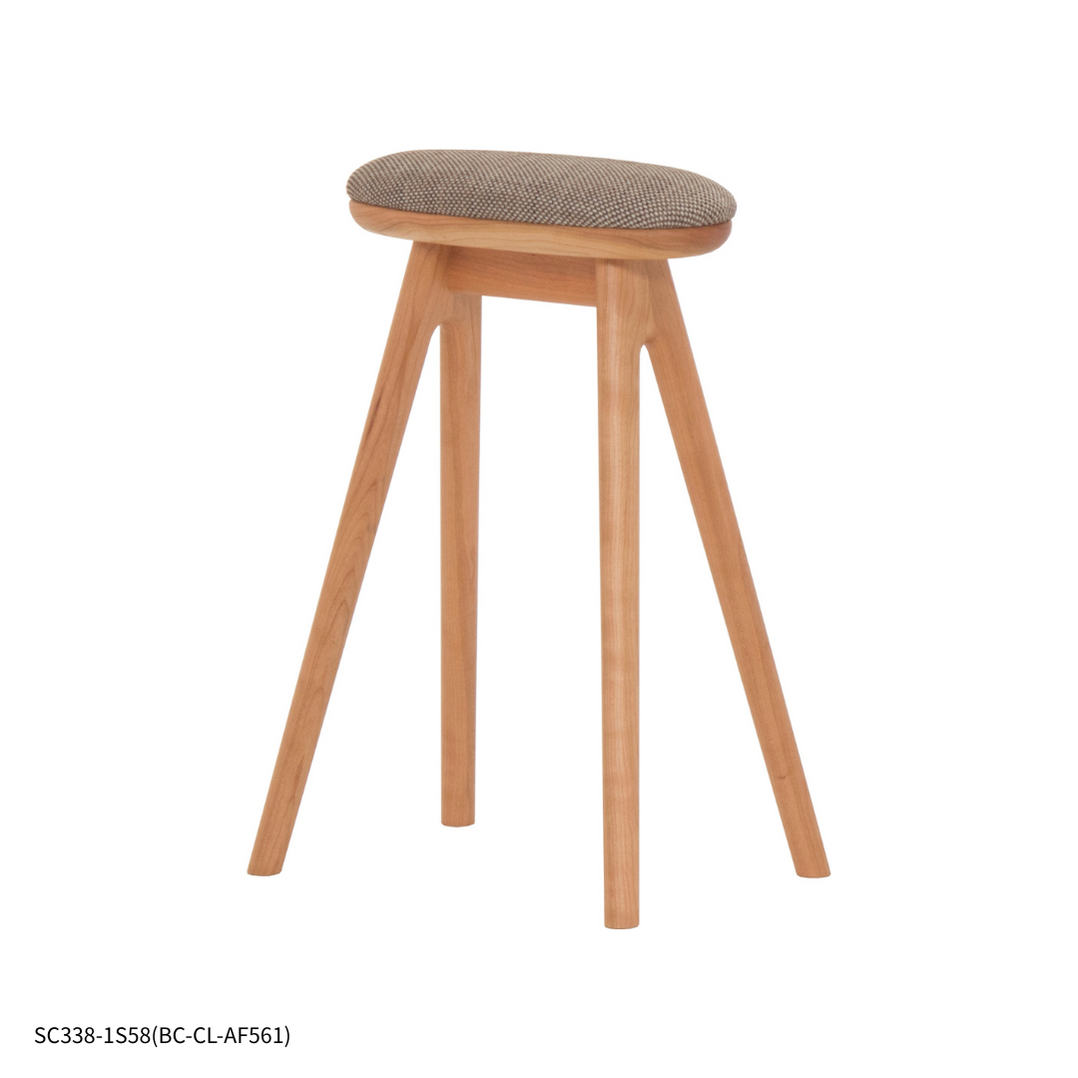 ナガノインテリア｜friendly!! SC338 coupé kitchen stool（高さ53cm/58cm/63cm/68㎝）コッぺ — JIAS ONLINE